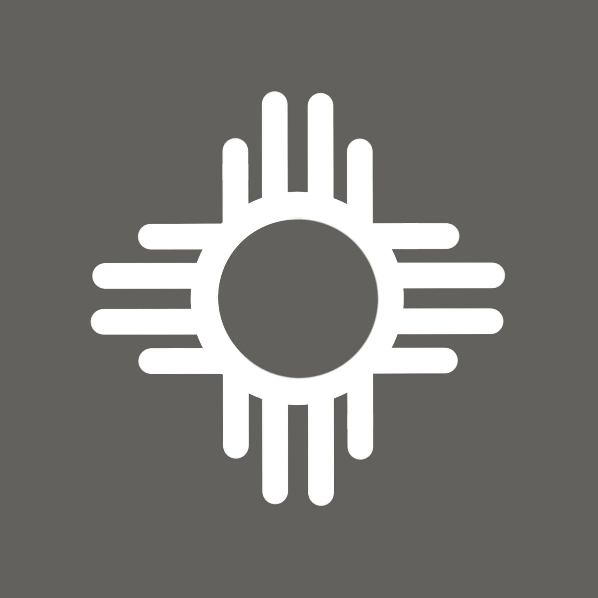 zia symbol black and white