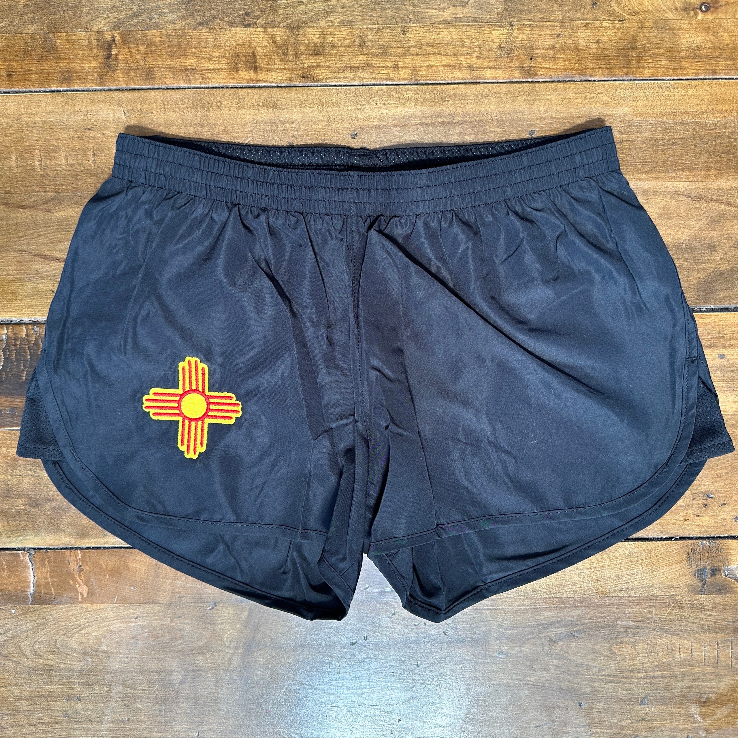 Zia Symbol Ladies' Embroidered Performance Shorts | Brotique 505