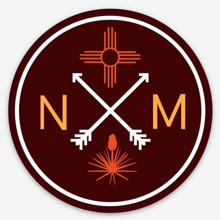 New Mexico Emblems Sticker | Brotique 505
