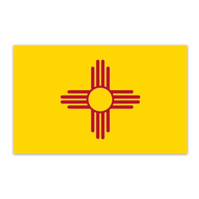 New Mexico Flag Sticker | Brotique 505