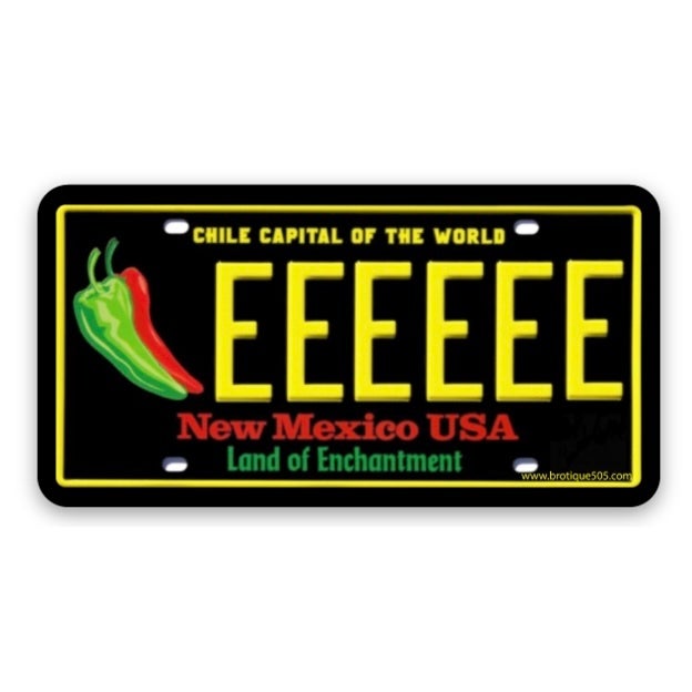 EEEEEE License Plate Sticker