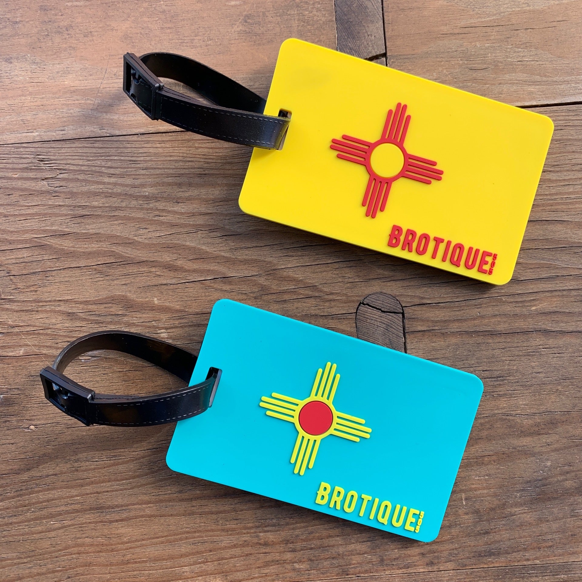 New Mexico Flag Luggage Tag | Brotique 505
